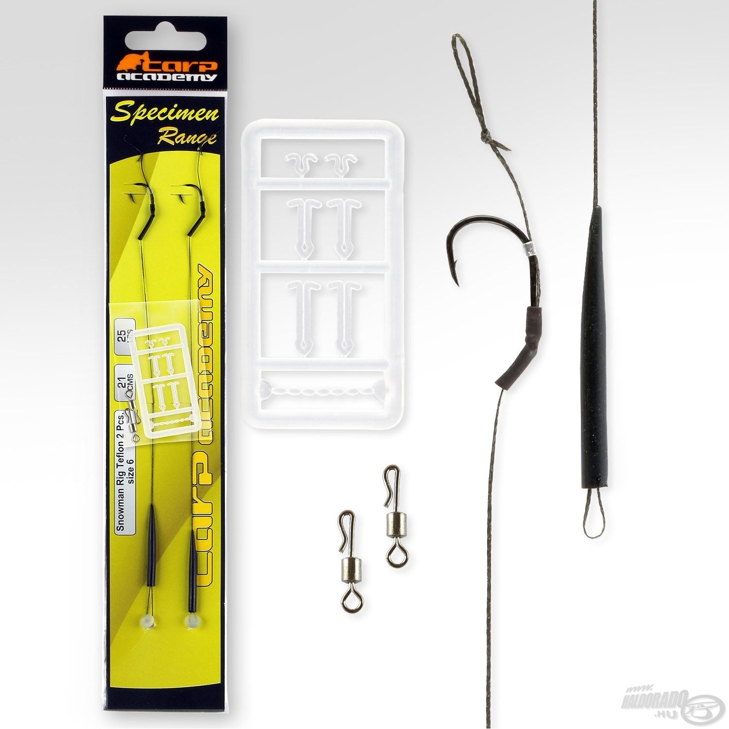 CARP ACADEMY Snowman Rig Teflon - 6 / 25 Lbs | Haldorádó Webáruház