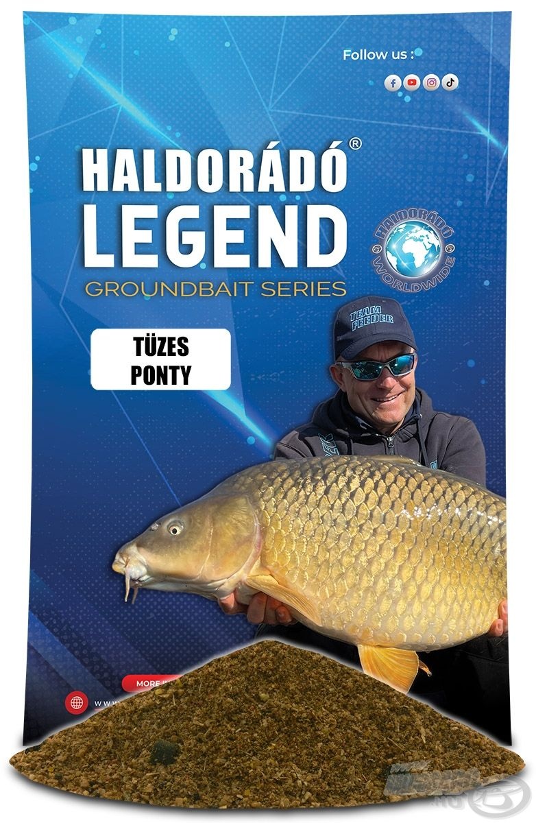 HALDORÁDÓ LEGEND Groundbait - Tüzes Ponty - Haldorádó horgász áruház
