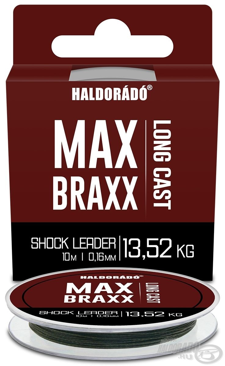 HALDORÁDÓ MAX Braxx - Long Cast Shock Leader 0,16 mm | Haldorádó Webáruház