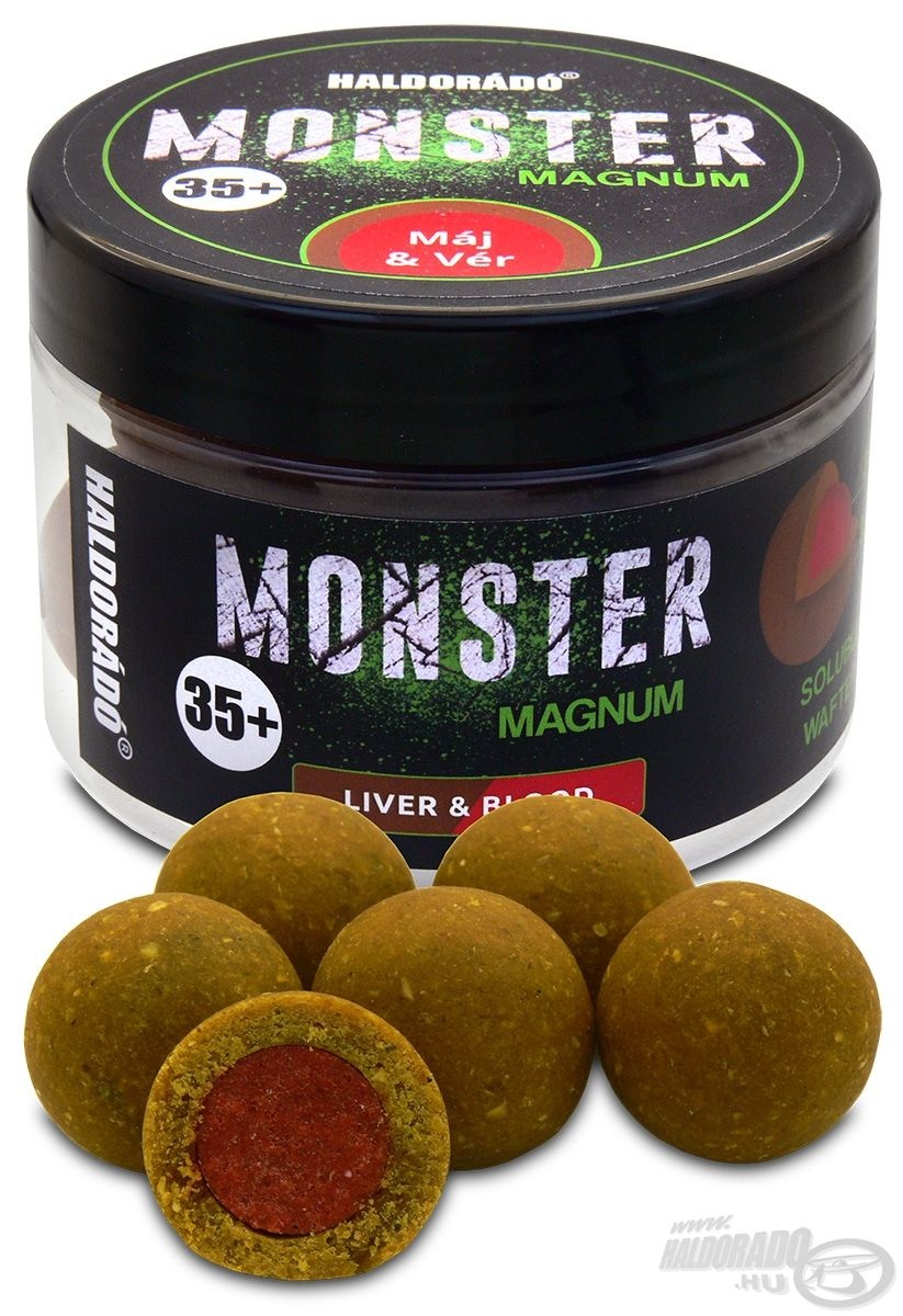 HALDORÁDÓ MONSTER Magnum 35+ mm - Máj & Vér | Haldorádó Webáruház