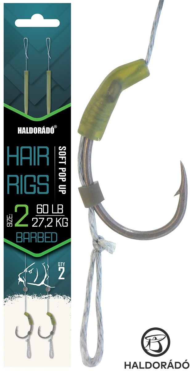 HALDORÁDÓ Soft Pop Up Hair Rigs - 2 - professzionális pontyos ...